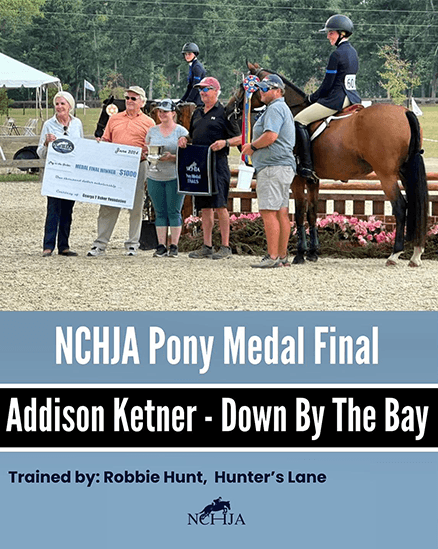 NCHJA Medals | North Carolina Hunter Jumper Association